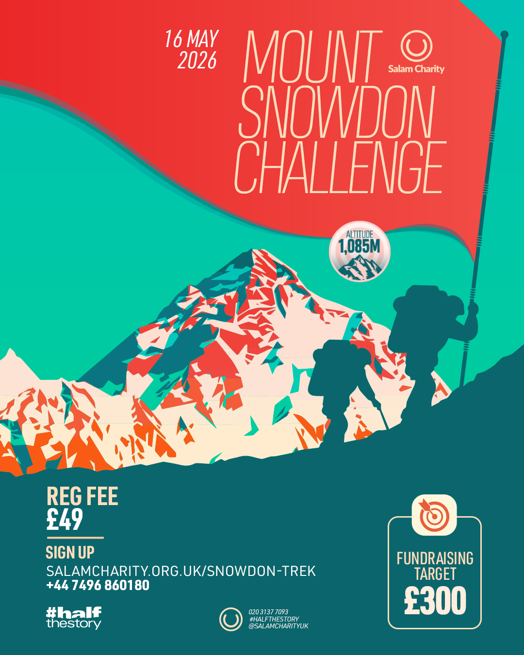 Salam Charity UK Challenges | Snowdon Trek 2026