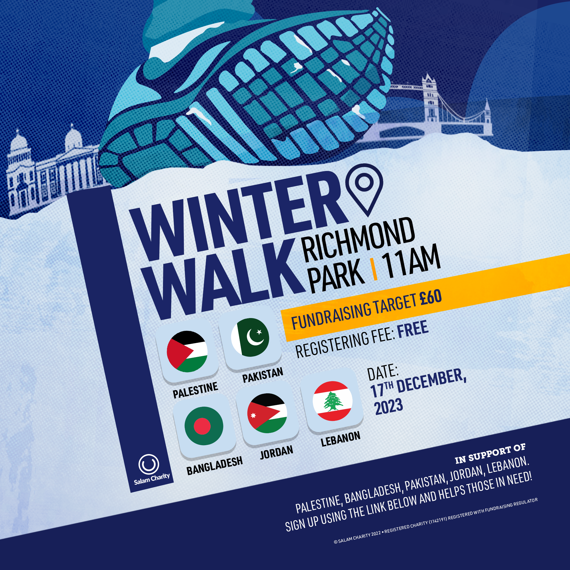 Salam Charity UK Challenges | Winter Walk
